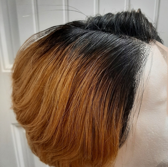 Hair | New Human Hair Ombre Pixie Wig | Poshmark
